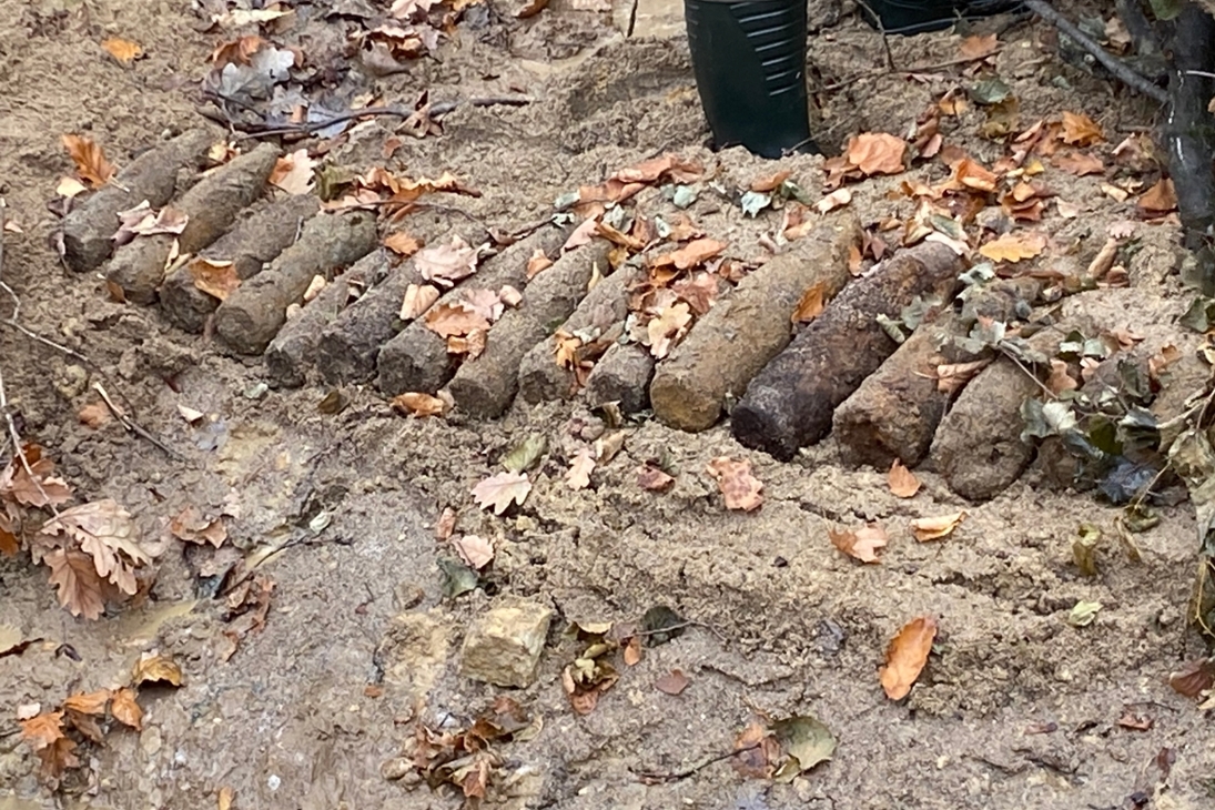 Sprengung bei Berggießhübel durch den Kampfmittelbeseitigungsdienst ...