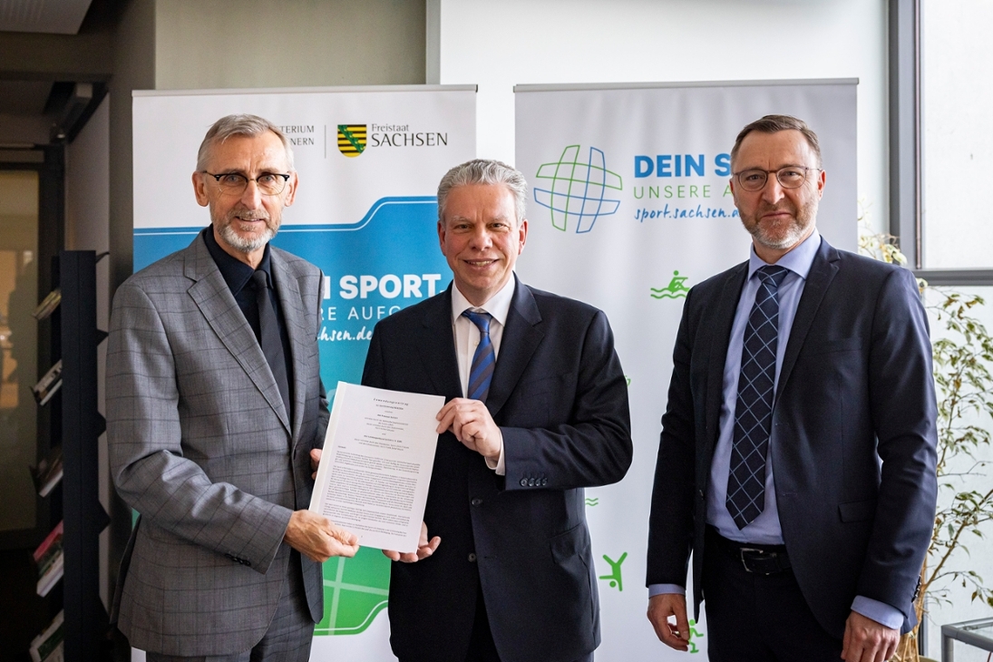 Zuwendungsvertrag in Rekordhöhe: Landessportbund Sachsen erhält 57,6 ...
